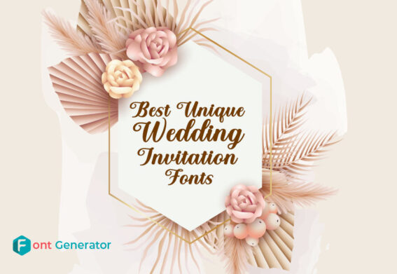 15 Best Unique Wedding Invitation Fonts in 2023
